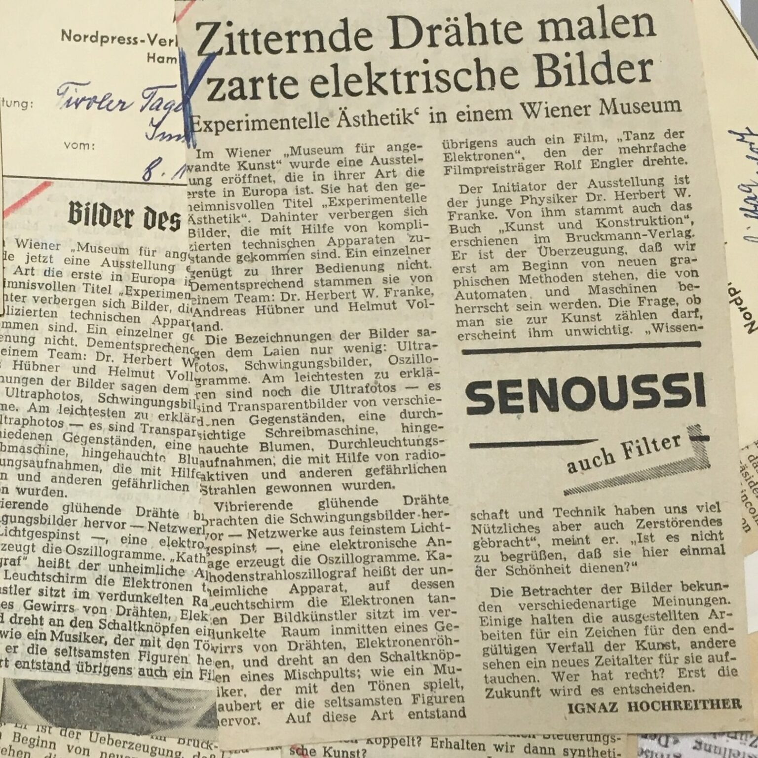 Experimental Aesthetics 1959 Art Meets Science